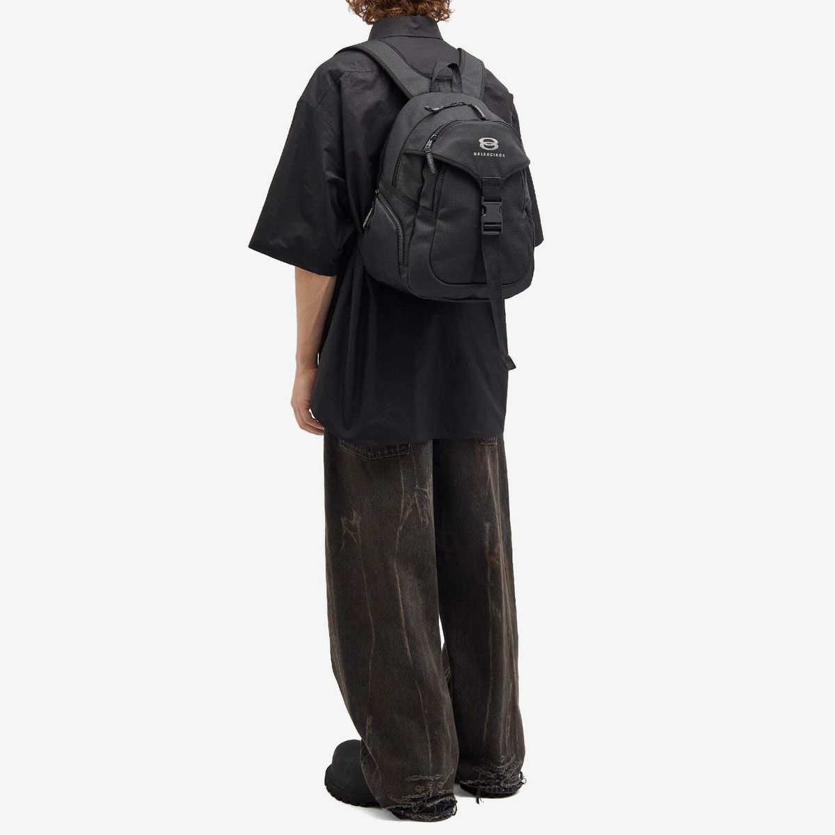 Balenciaga Men's Utility Backpack in Black Balenciaga
