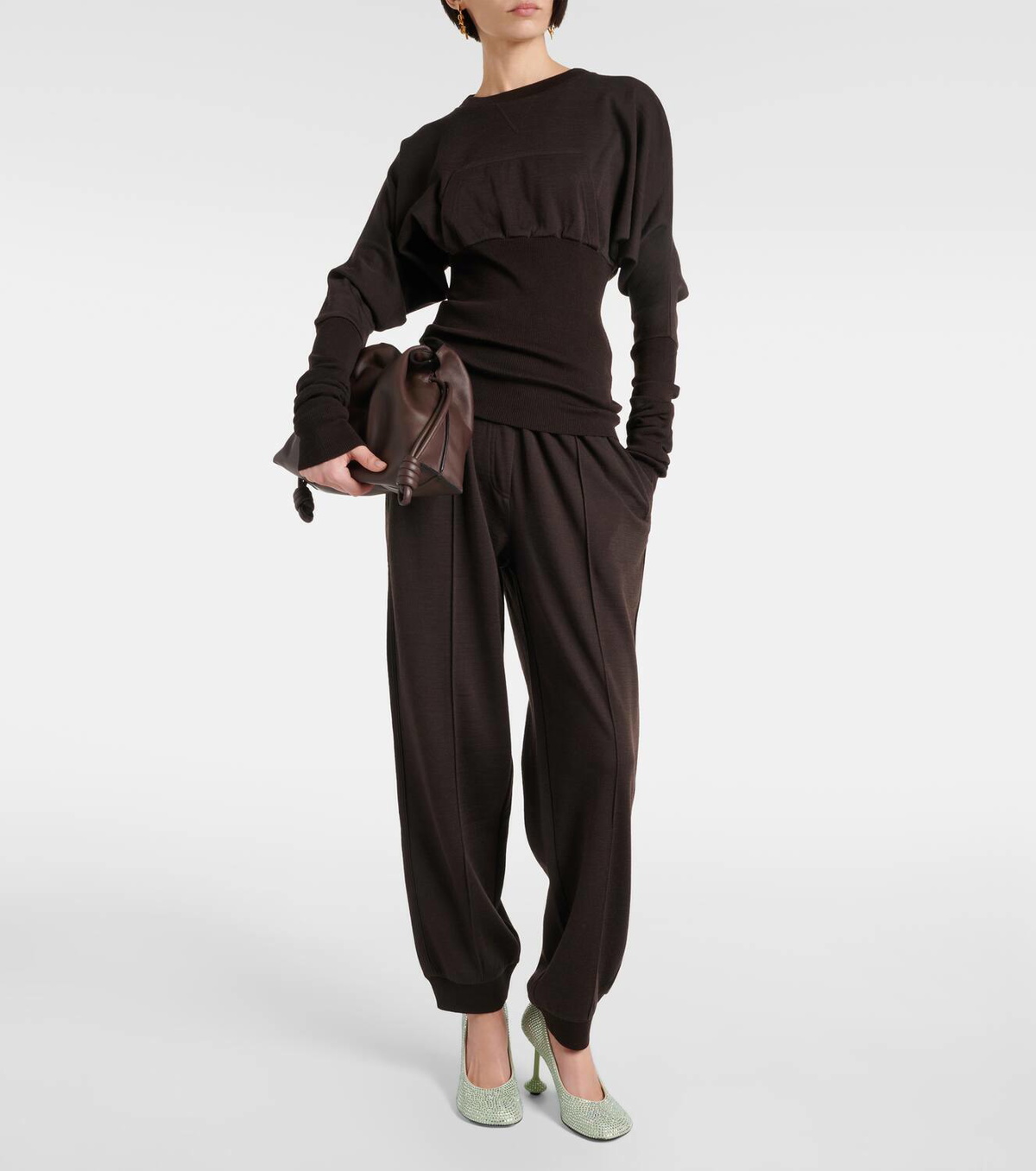 Loewe Wool and cashmere straight pants Loewe