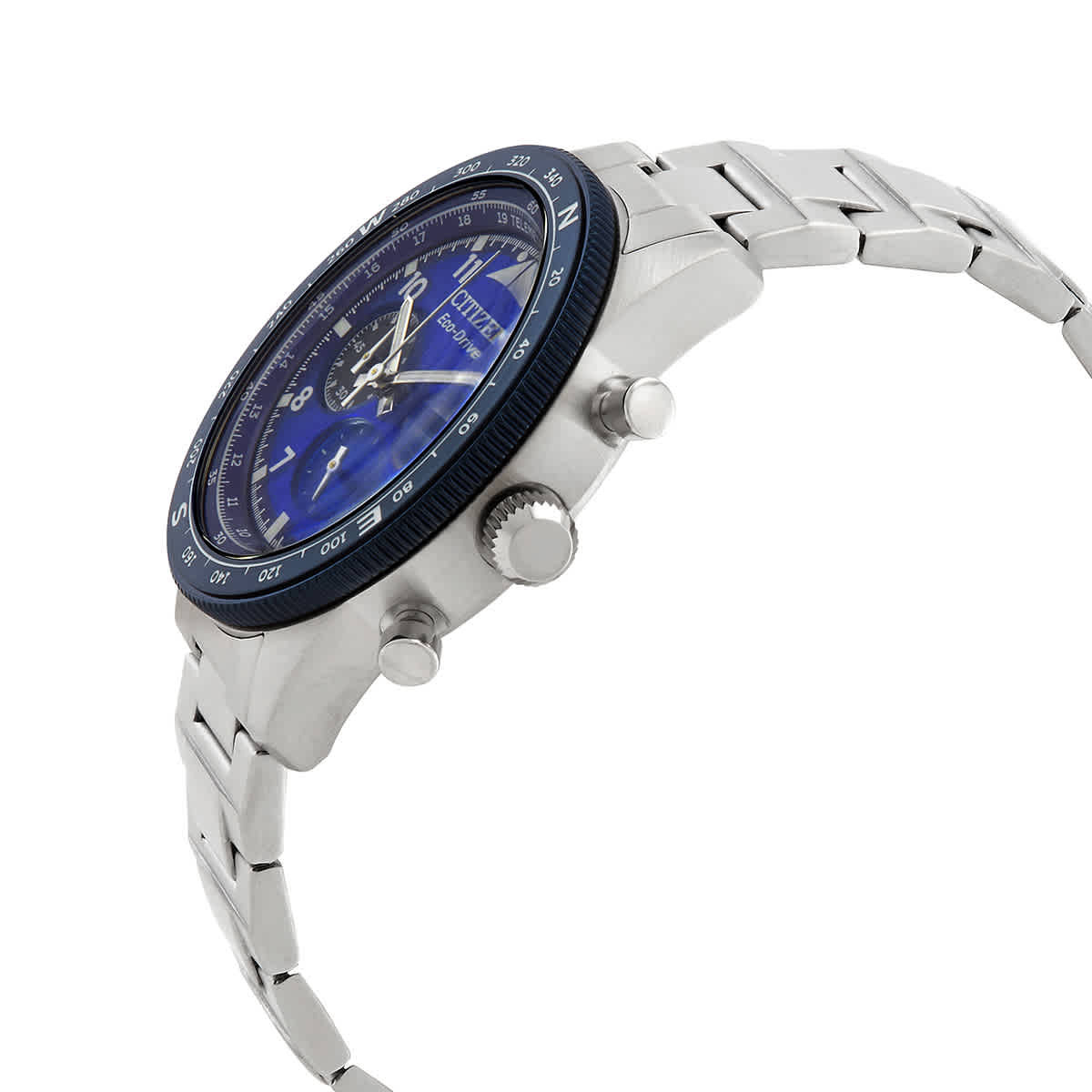 Citizen Chronograph Eco-Drive Blue Dial Mens Watch CA4554-84L Citizen