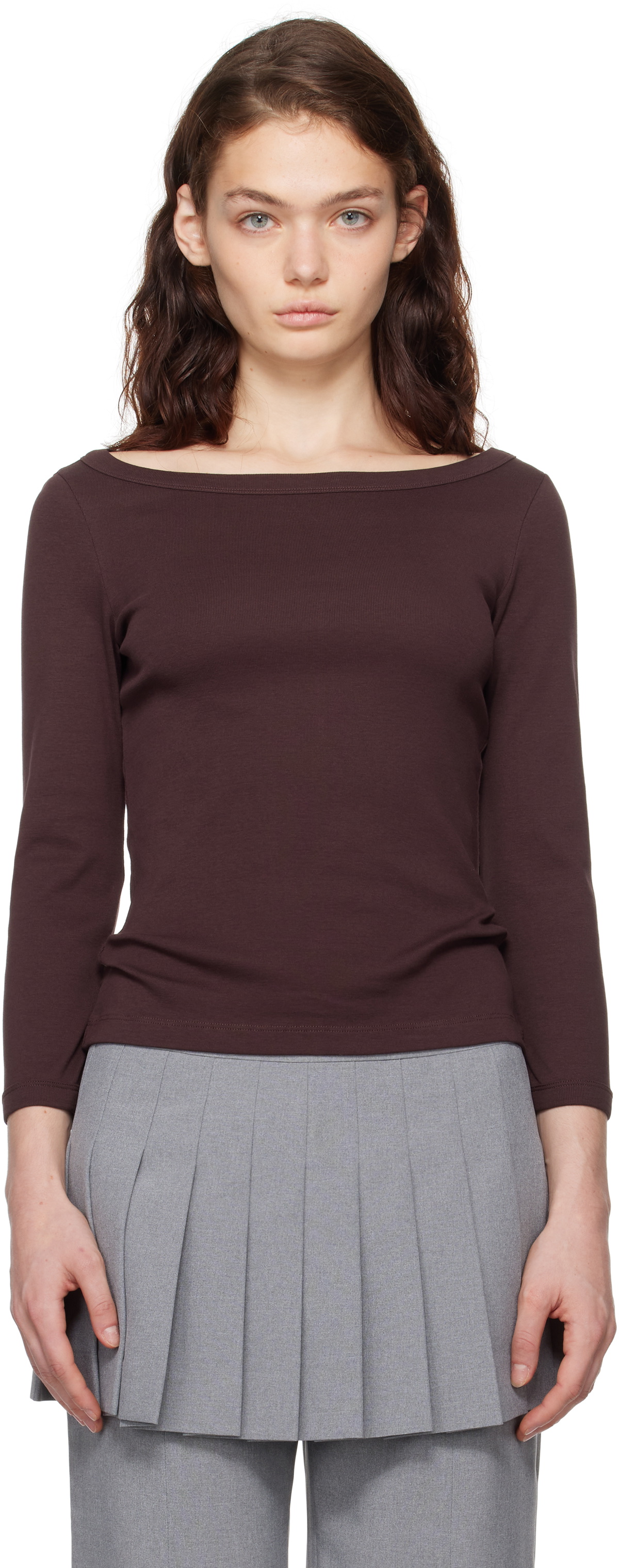 FLORE FLORE Brown Steffi T-shirt FLORE FLORE