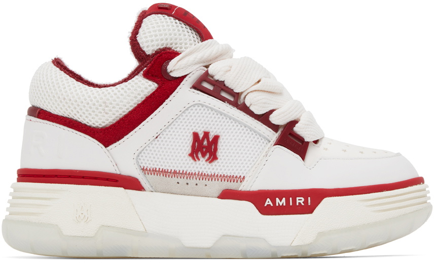 AMIRI White & Red MA-1 Sneakers Amiri