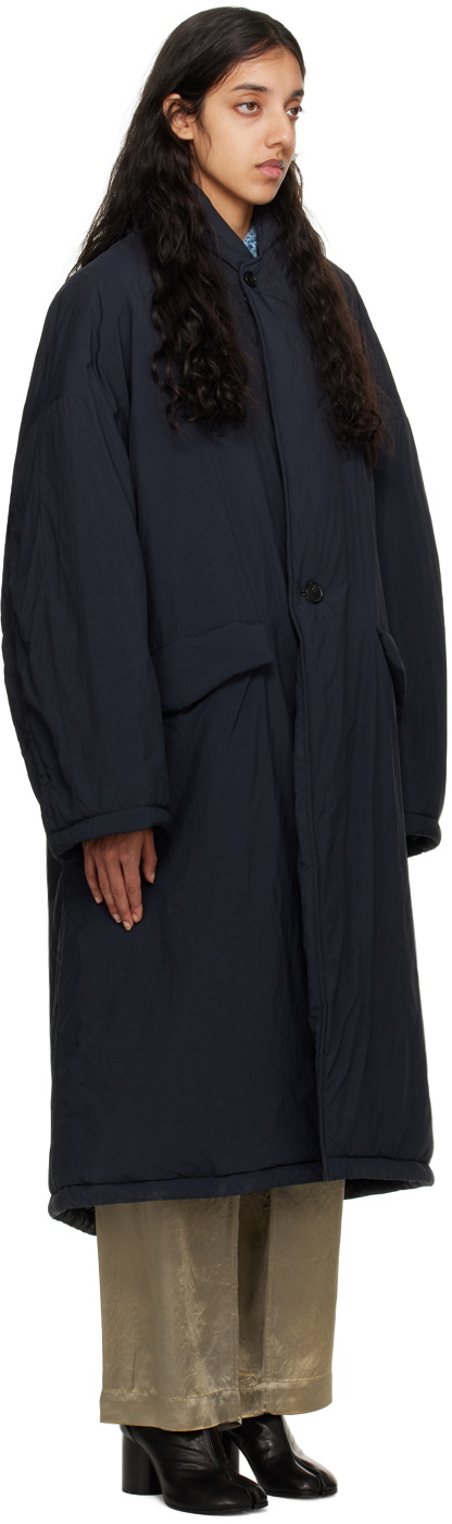 Maison Margiela Black Button Coat Maison Margiela