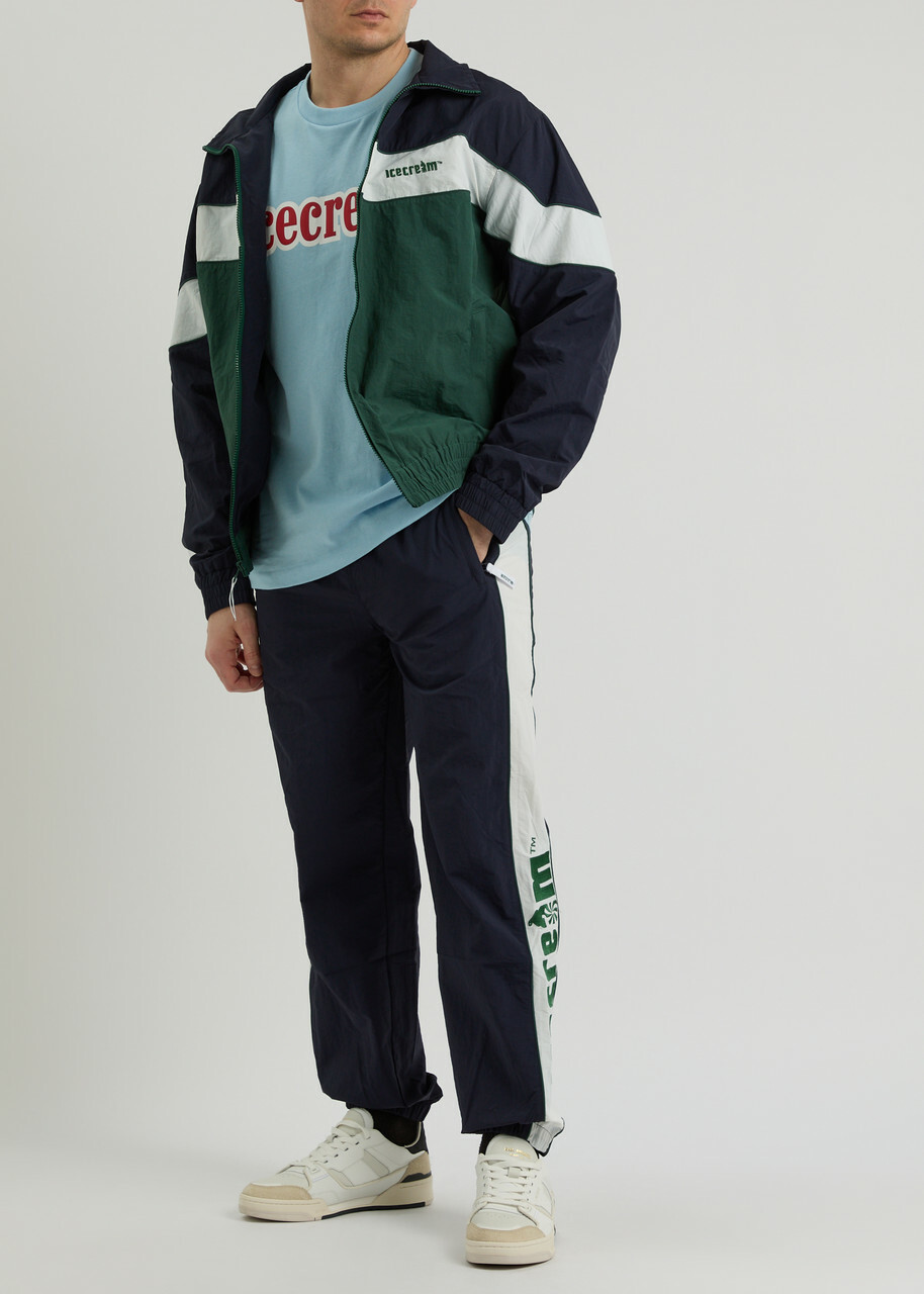 Ice Cream Soft Serve Nylon Track Pants Navy ICECREAM