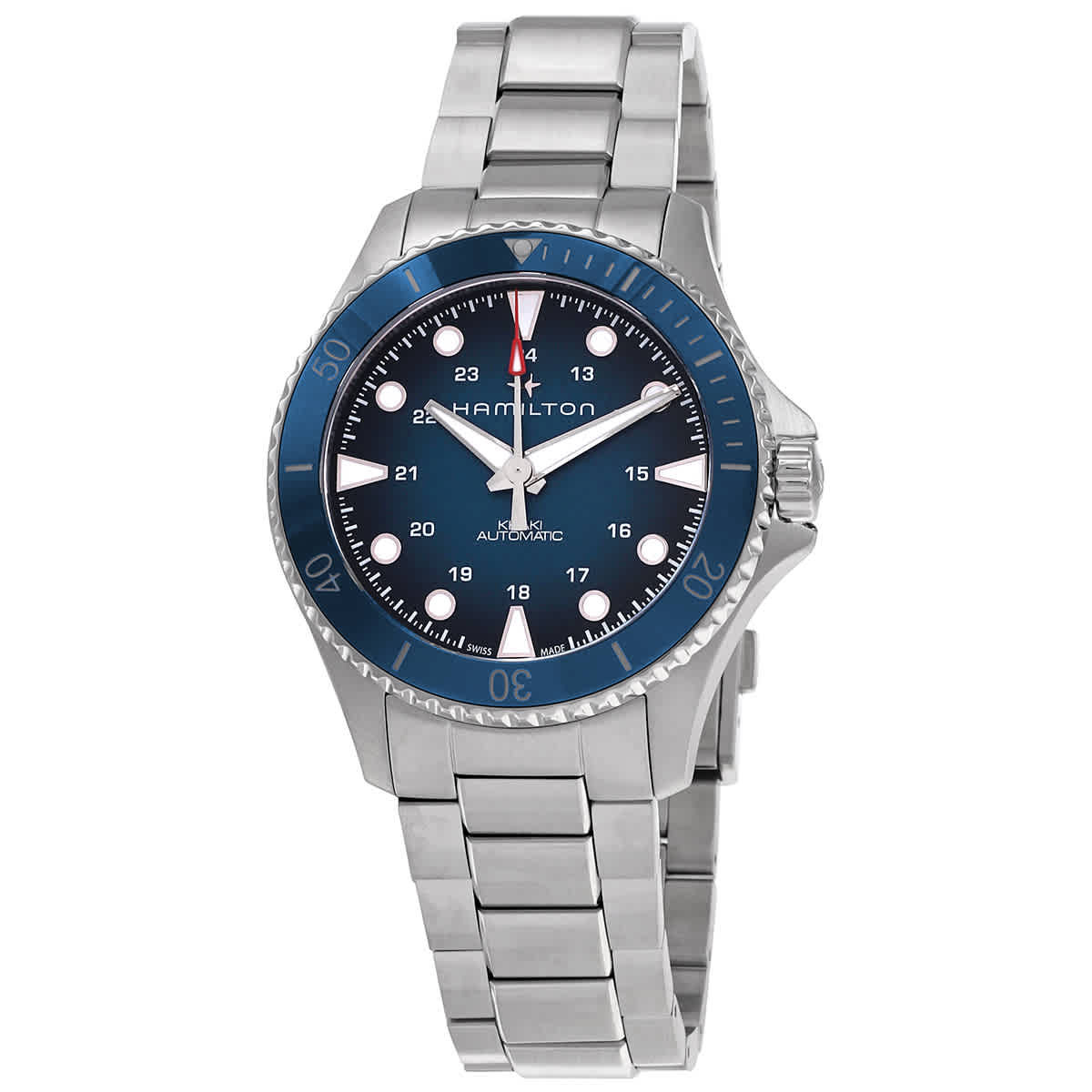 Hamilton Khaki Navy Scuba Automatic Blue Dial Mens Watch H82505140 Hamilton