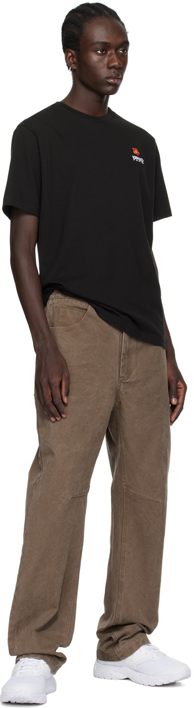 Kenzo Black Kenzo Paris Boke Flower Crest T-Shirt Kenzo