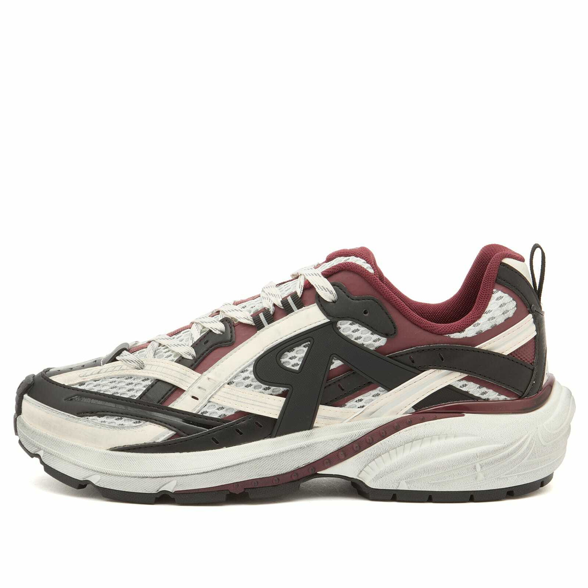 Represent Men's Storm Distressed Runner in Maroon Represent