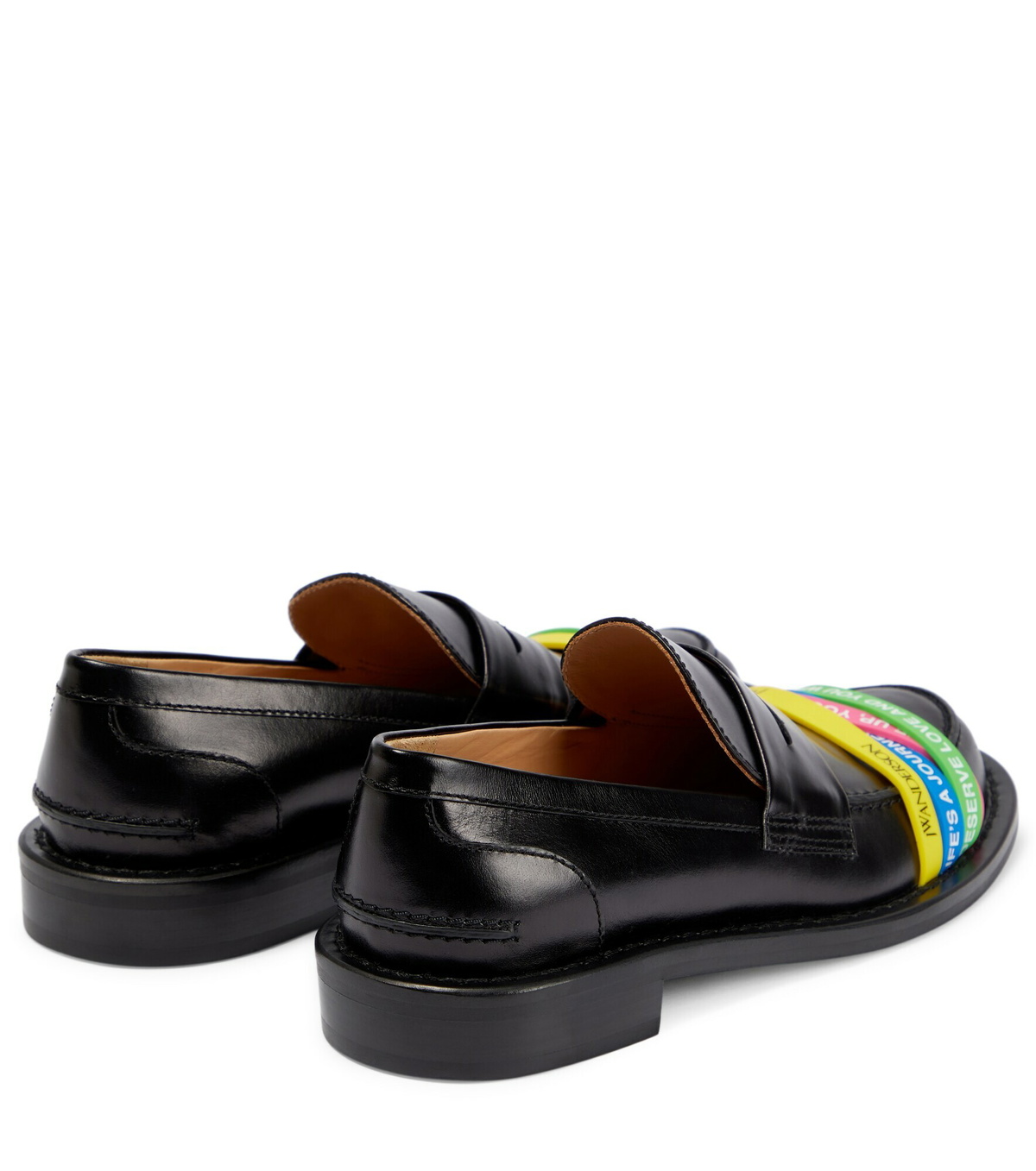JW Anderson - Elastic leather loafers JW Anderson