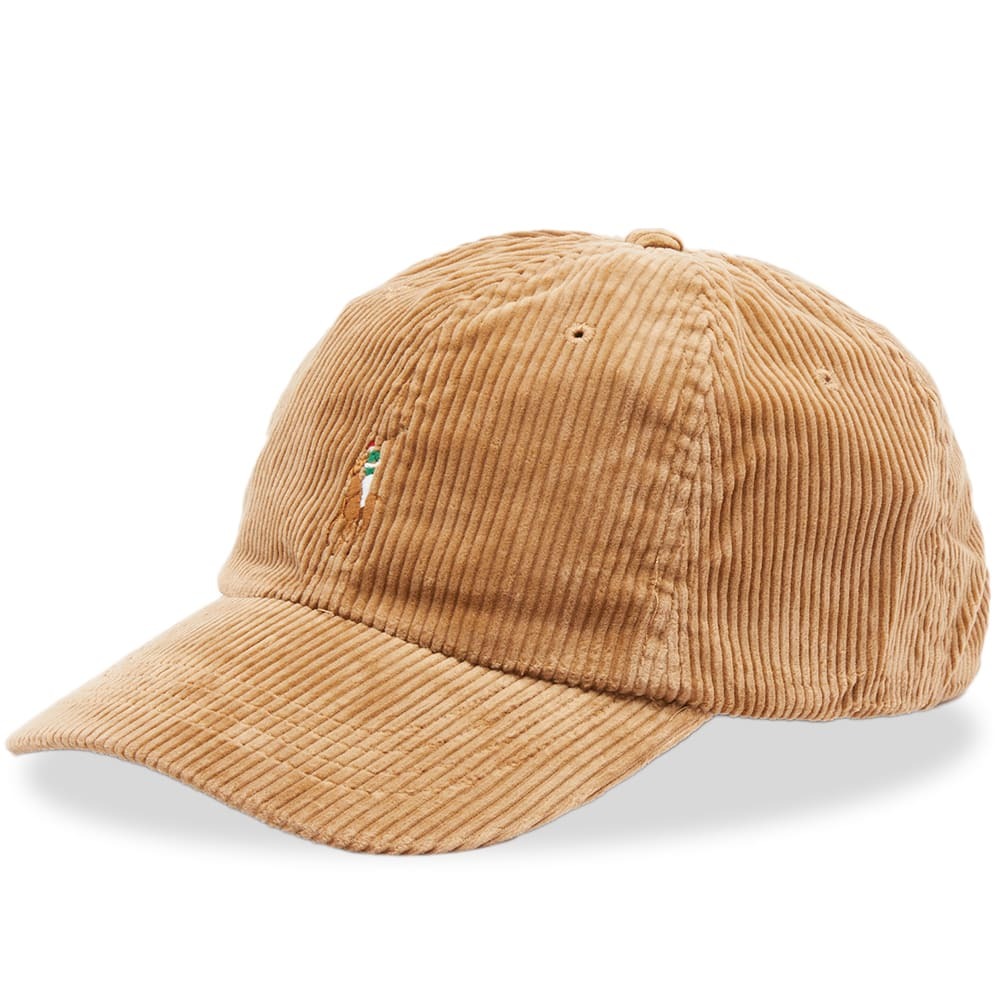 Polo Ralph Lauren Men's Cord Baseball Cap in Golden Brown Polo Ralph Lauren