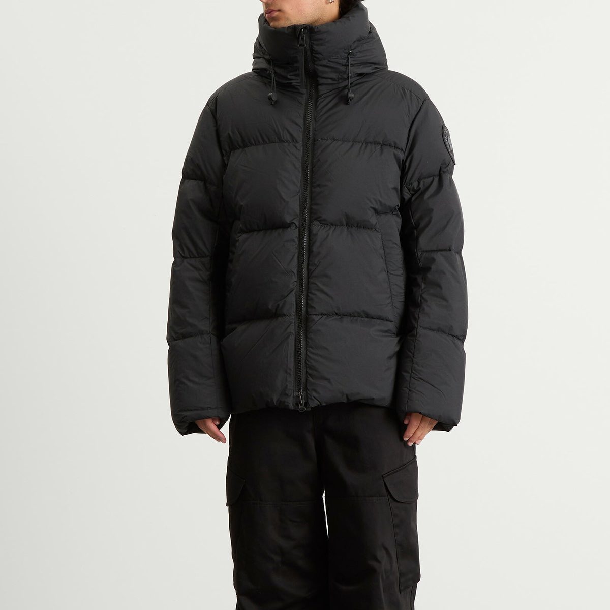 Canada Goose Men's Crofton Matte Puffer Jacket in Black Canada Goose