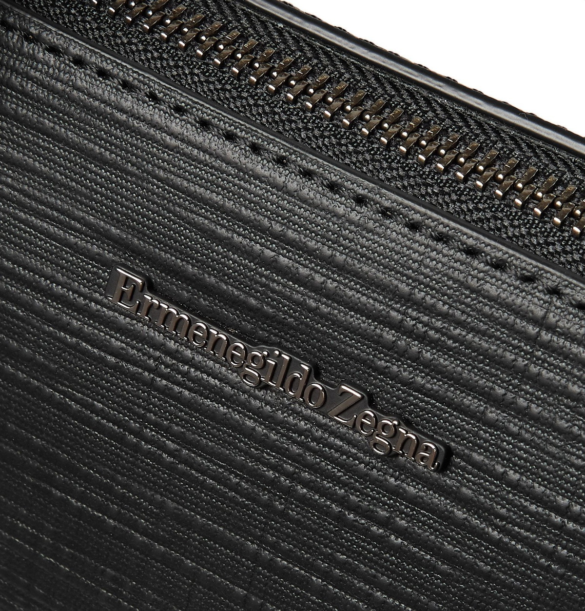 Ermenegildo Zegna - Textured-Leather Briefcase - Black Ermenegildo Zegna