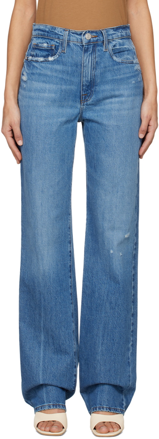 FRAME Blue 'Le Jane' Jeans Frame Denim