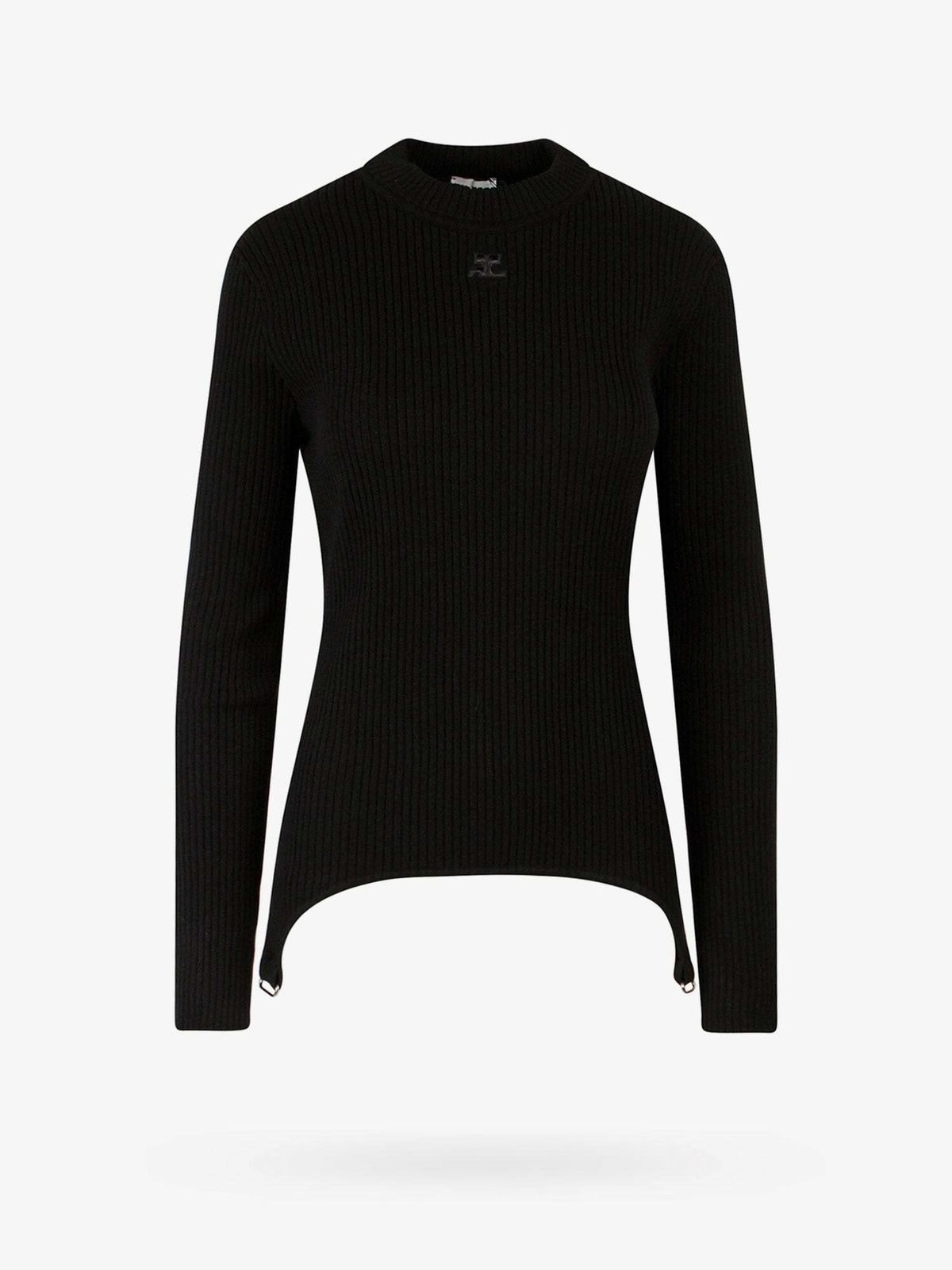 Courreges Sweater Black Mens Courreges