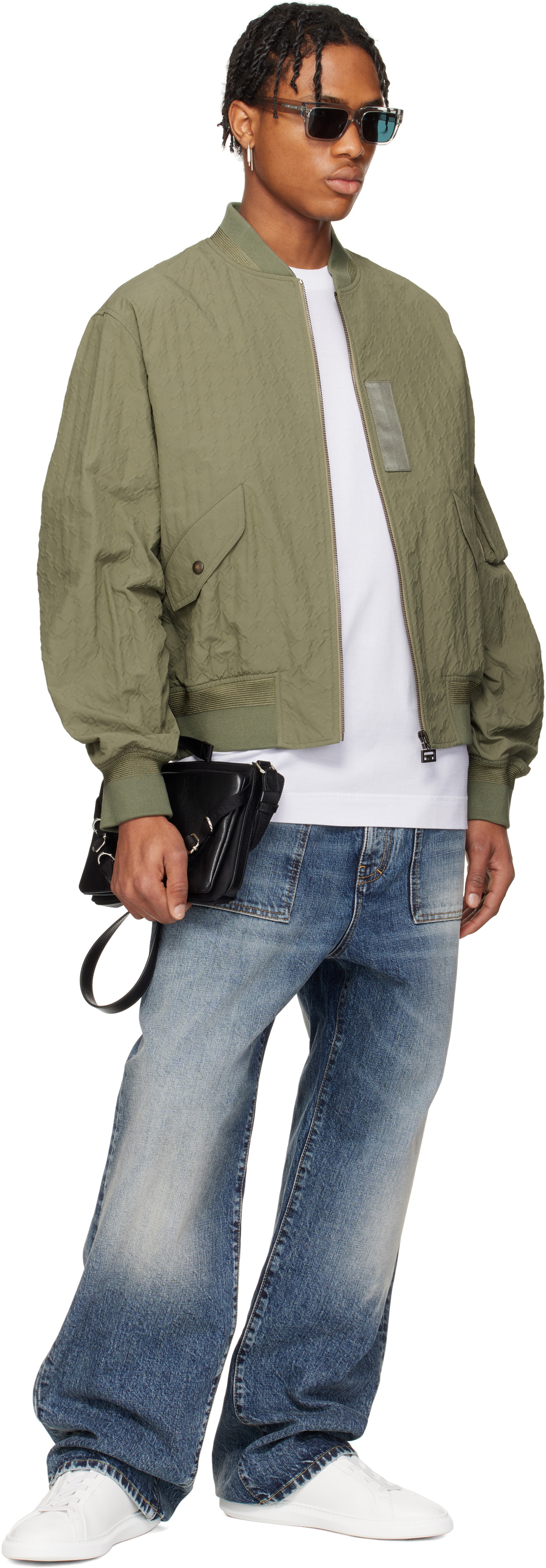 Givenchy Khaki Monogram 72 Bomber Jacket Givenchy