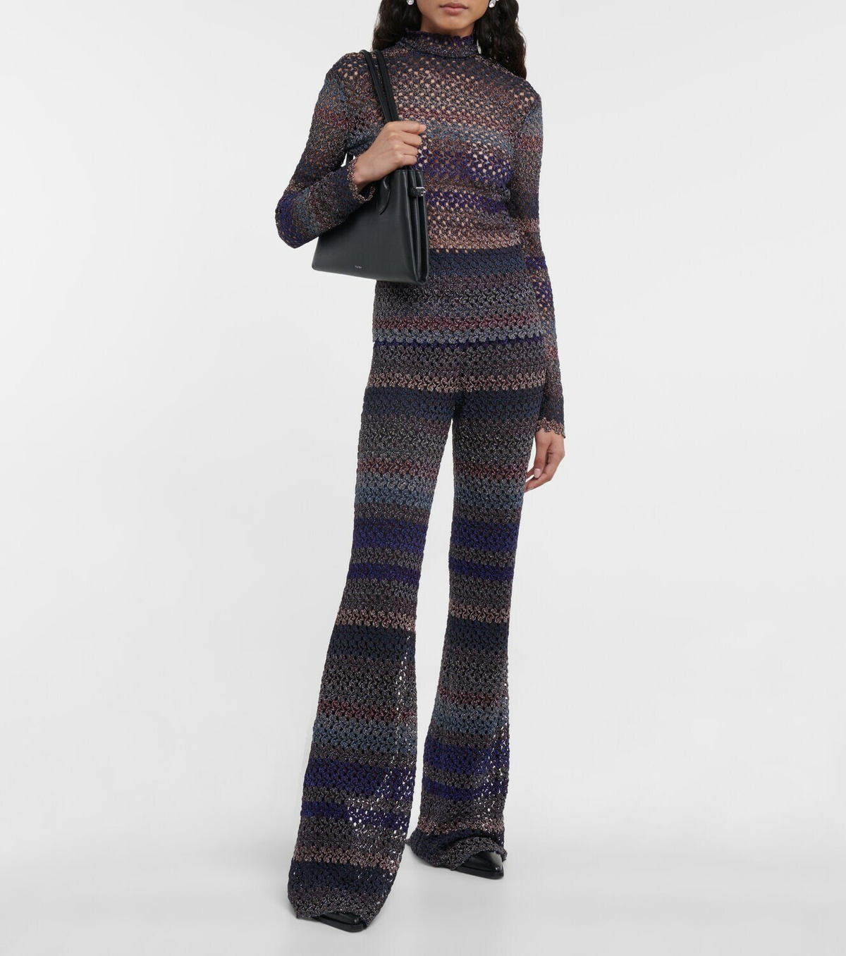 Missoni - Flared metallic lace pants Missoni