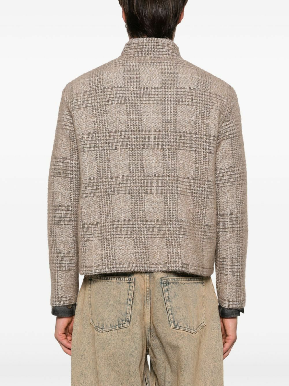 OUR LEGACY Checkered Zipped Cardigan Our Legacy