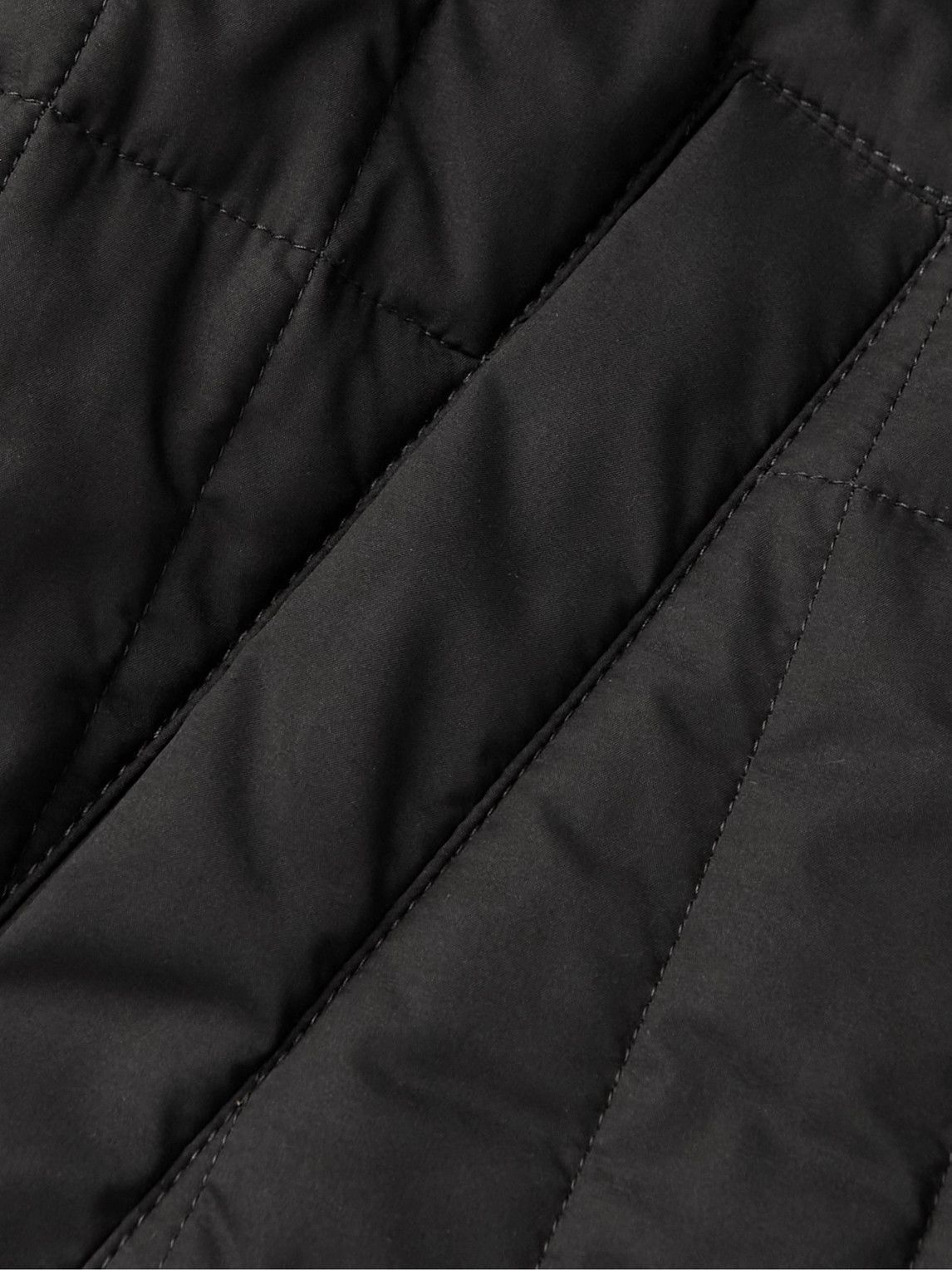 Dunhill - Compendium Twill-Trimmed Quilted Shell Jacket - Black Dunhill