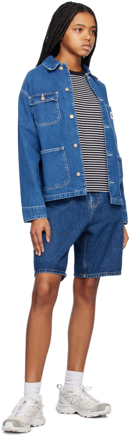 Carhartt Work In Progress Blue Brandon Denim Shorts Carhartt WIP