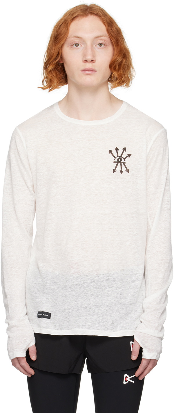District Vision White Sukha Long Sleeve T-Shirt District Vision