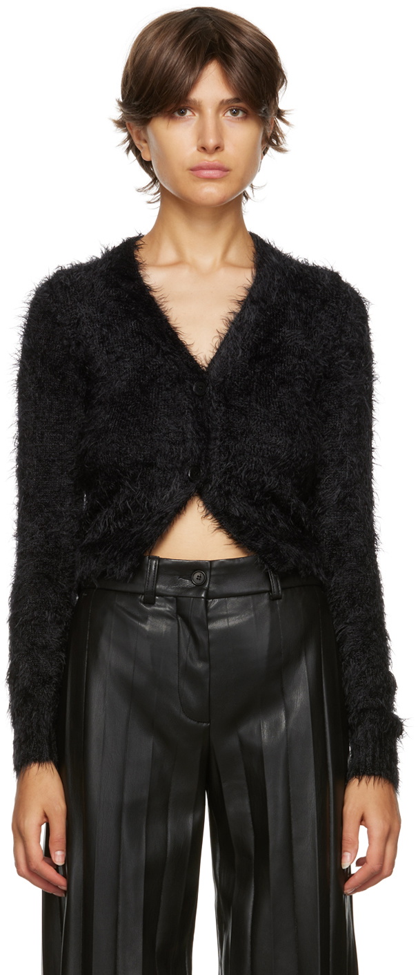 MSGM Black Maglia Cardigan MSGM