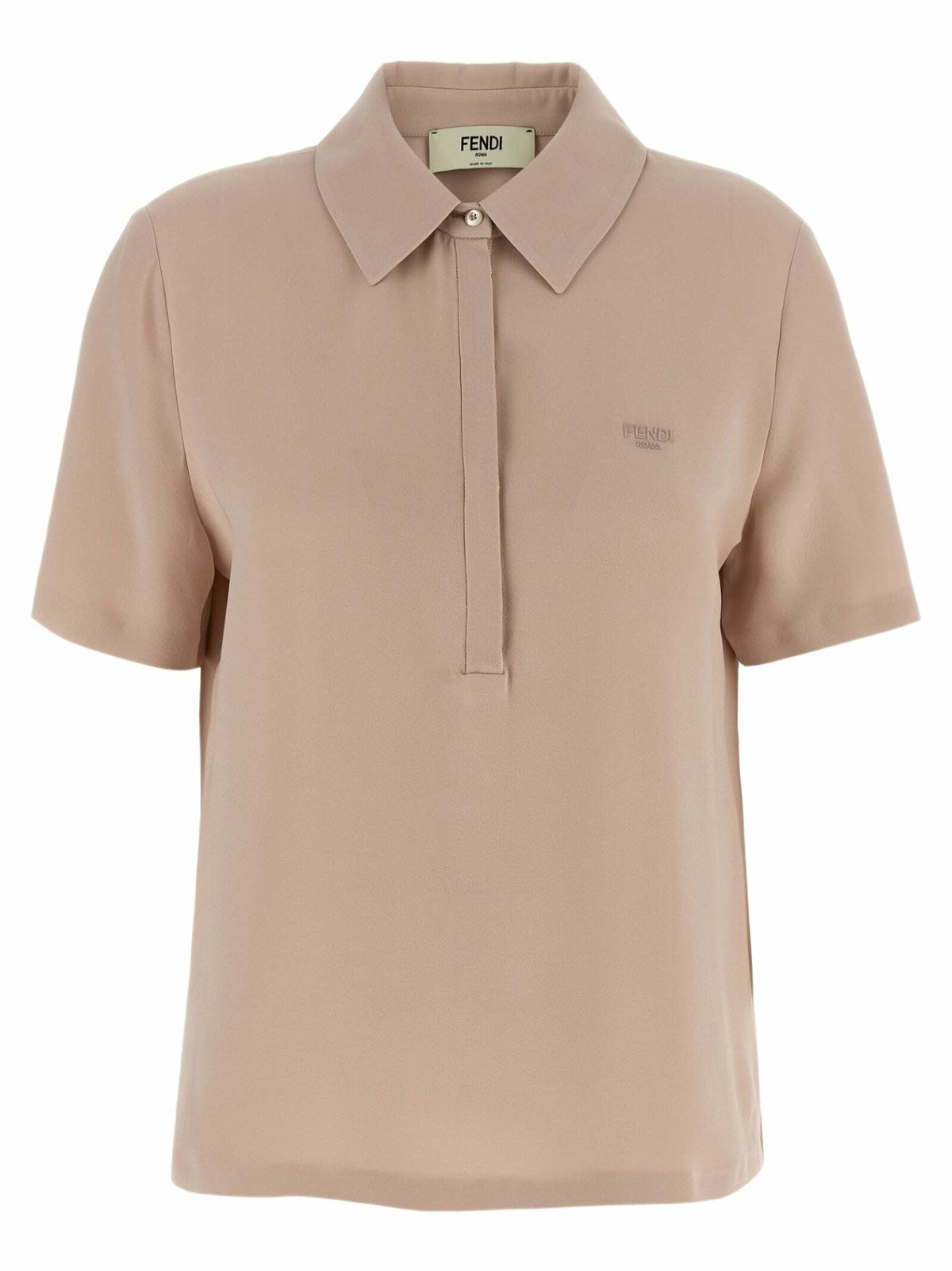 Fendi Silk Polo Shirt Fendi