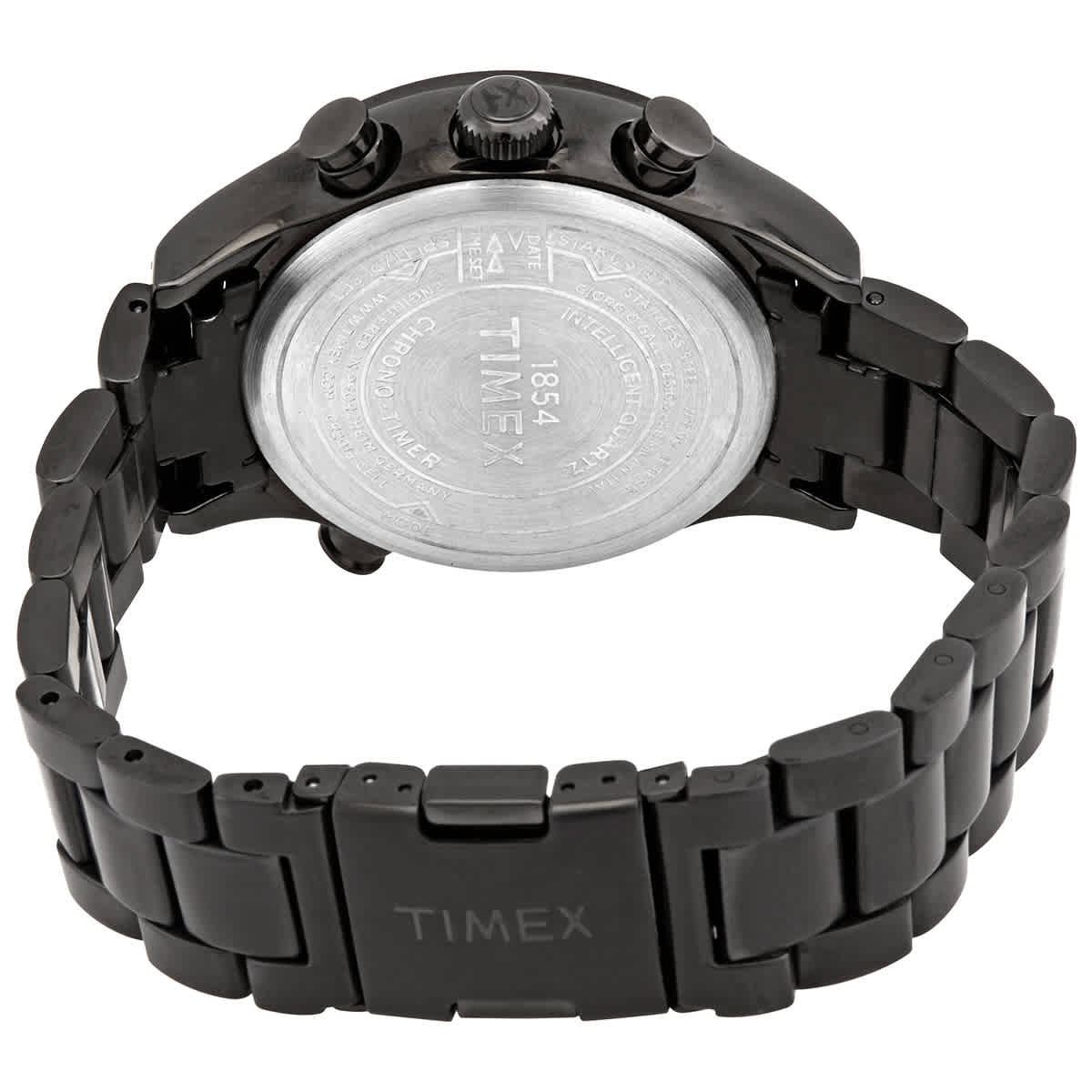 Timex Intelligent Quartz Chrono Timer Black Dial Mens Watch TW2P72800 Timex
