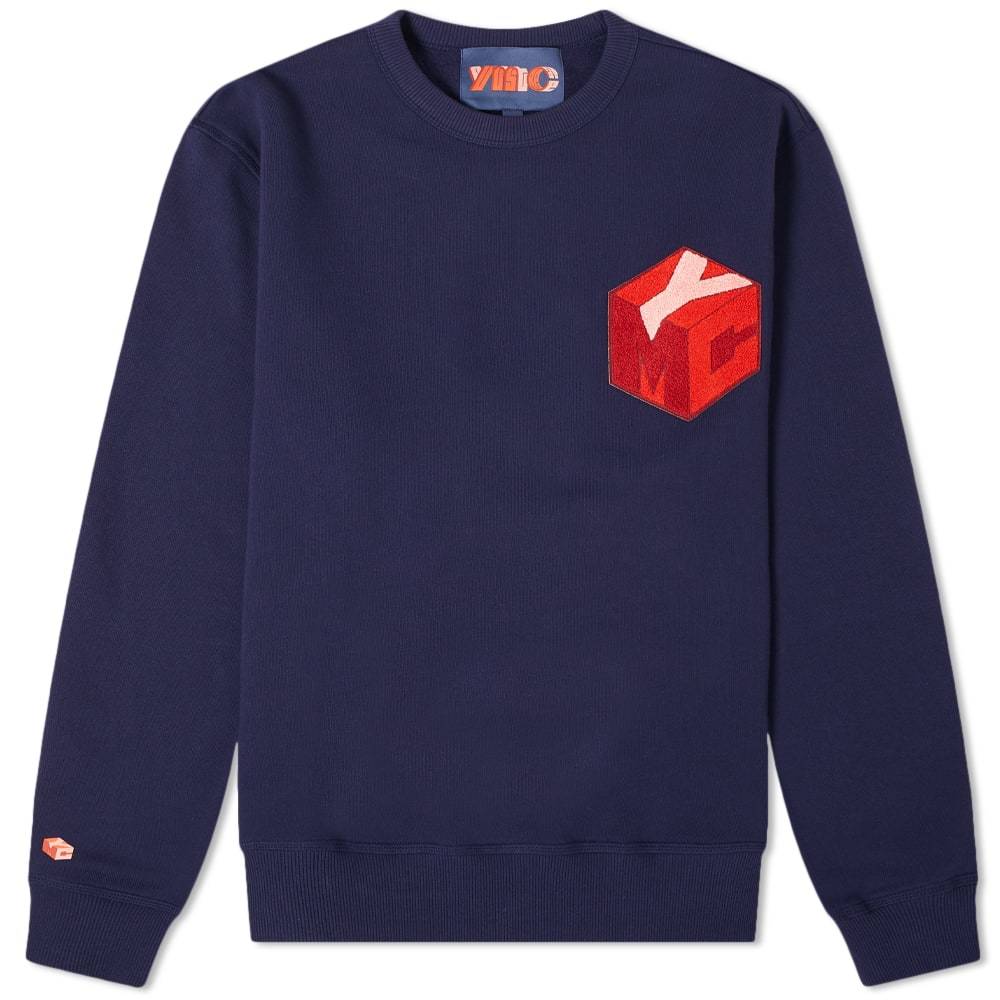 YMC x Pref Cube Flock Crew Sweat YMC