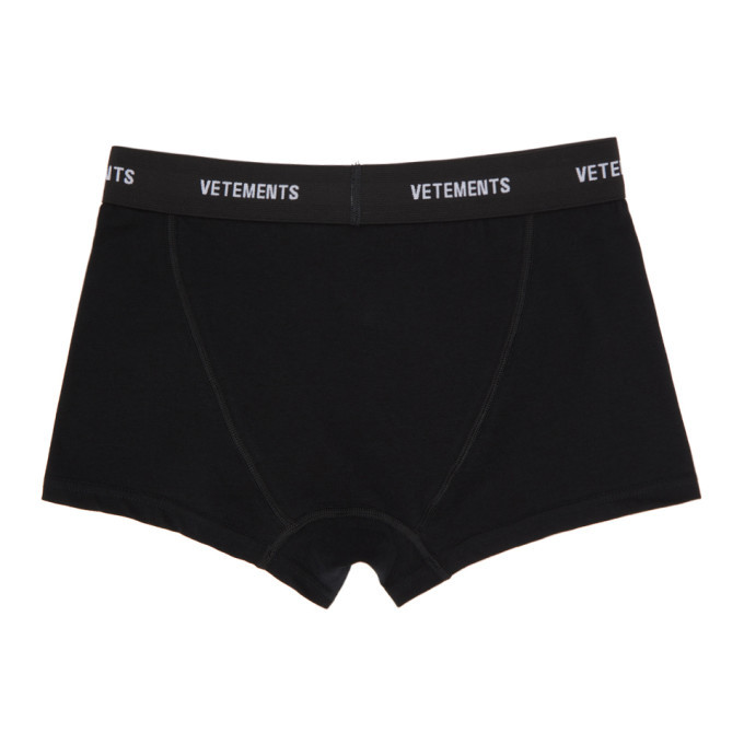 Vetements Black Boxer Briefs Vetements