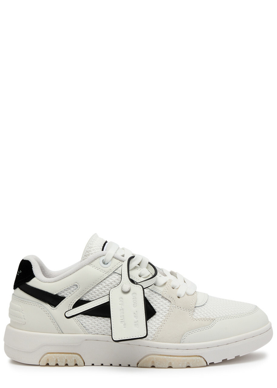 Off-white Slim Out Of Office Panelled Mesh Sneakers Off-White