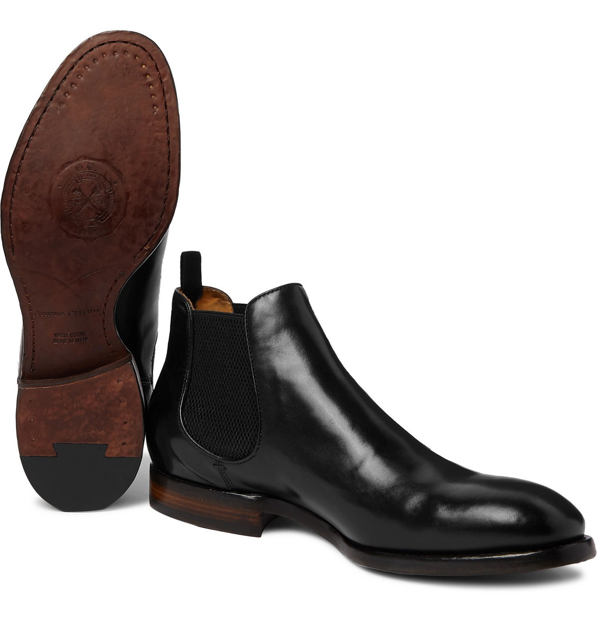 Officine Creative - Emory Leather Chelsea Boots - Black Officine Creative