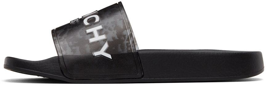 Givenchy Black Marble Flat Sandals Givenchy