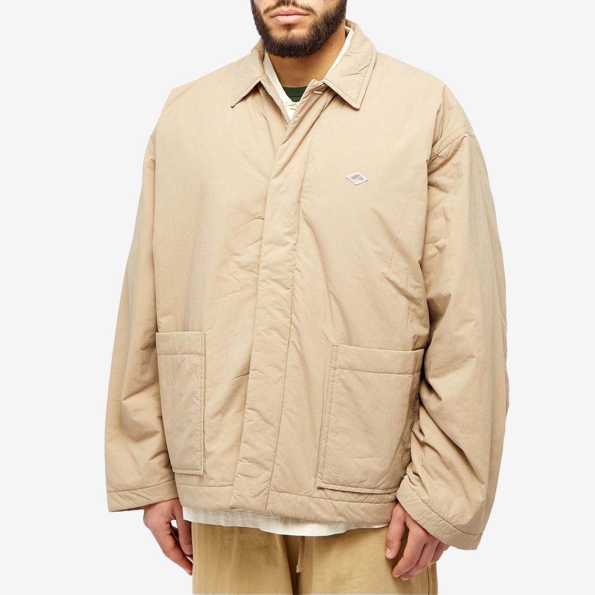 Danton Men's Padded Jacket in Beige Danton