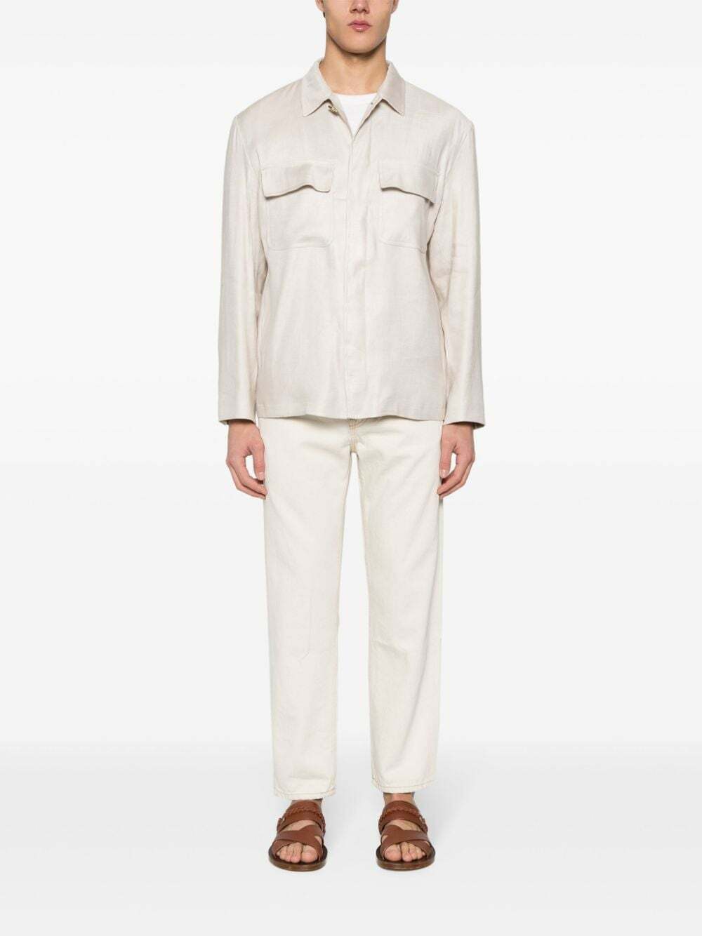 LARDINI - Jacket With Logo Lardini