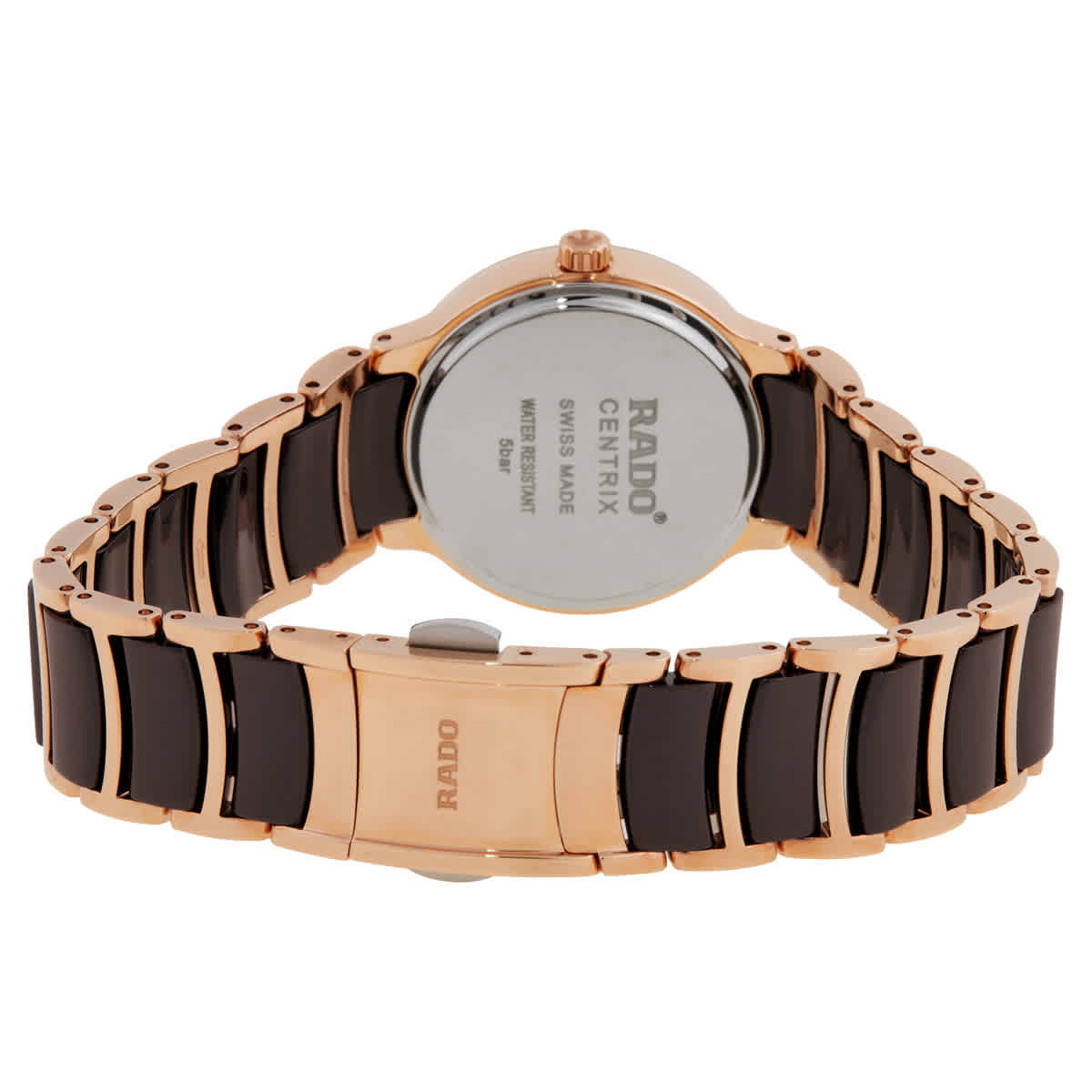 Rado Centrix Diamonds Quartz Brown Dial Ladies Watch R30024712 Rado