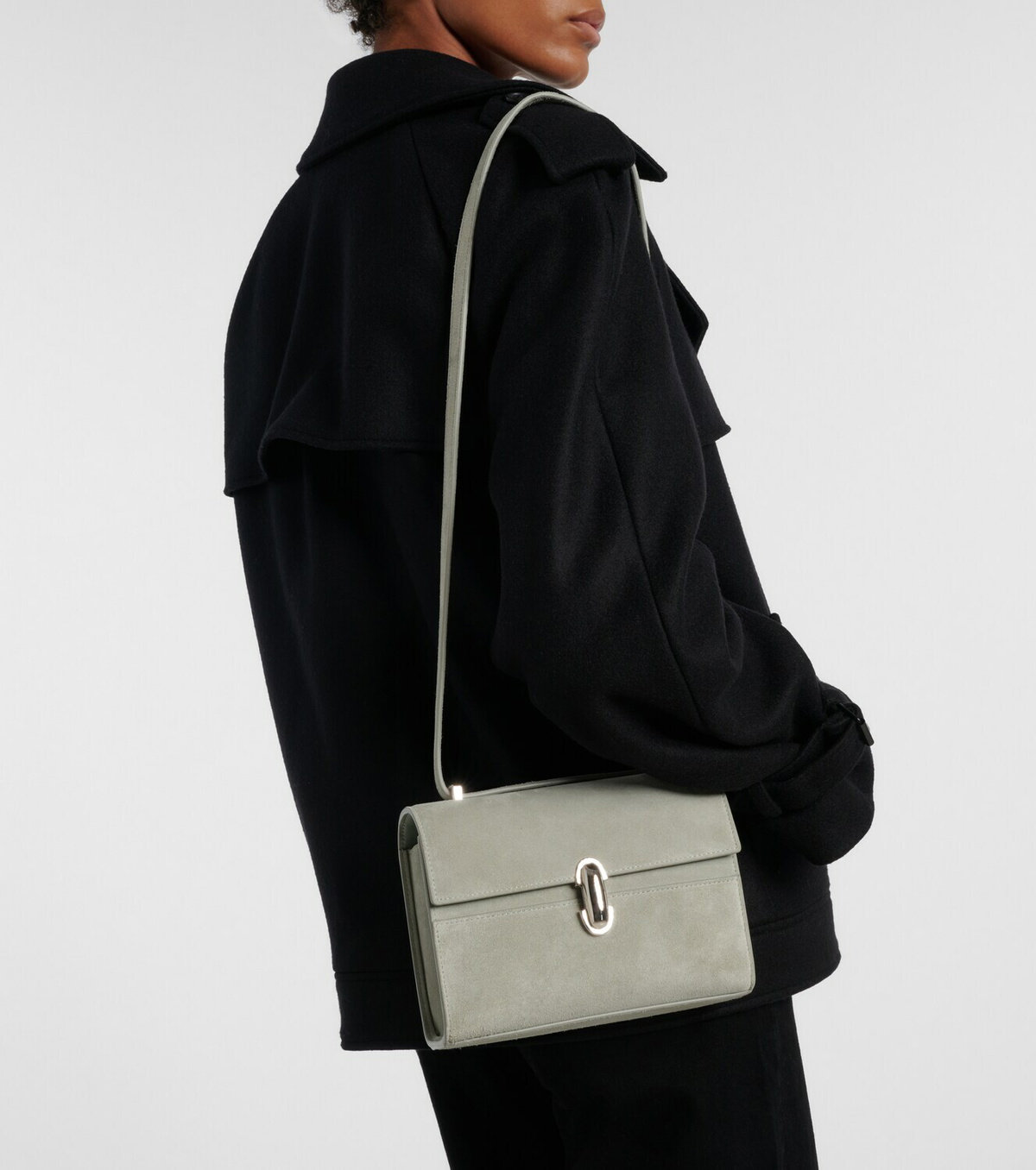 Savette Symmetry 19 Mini suede shoulder bag Savette