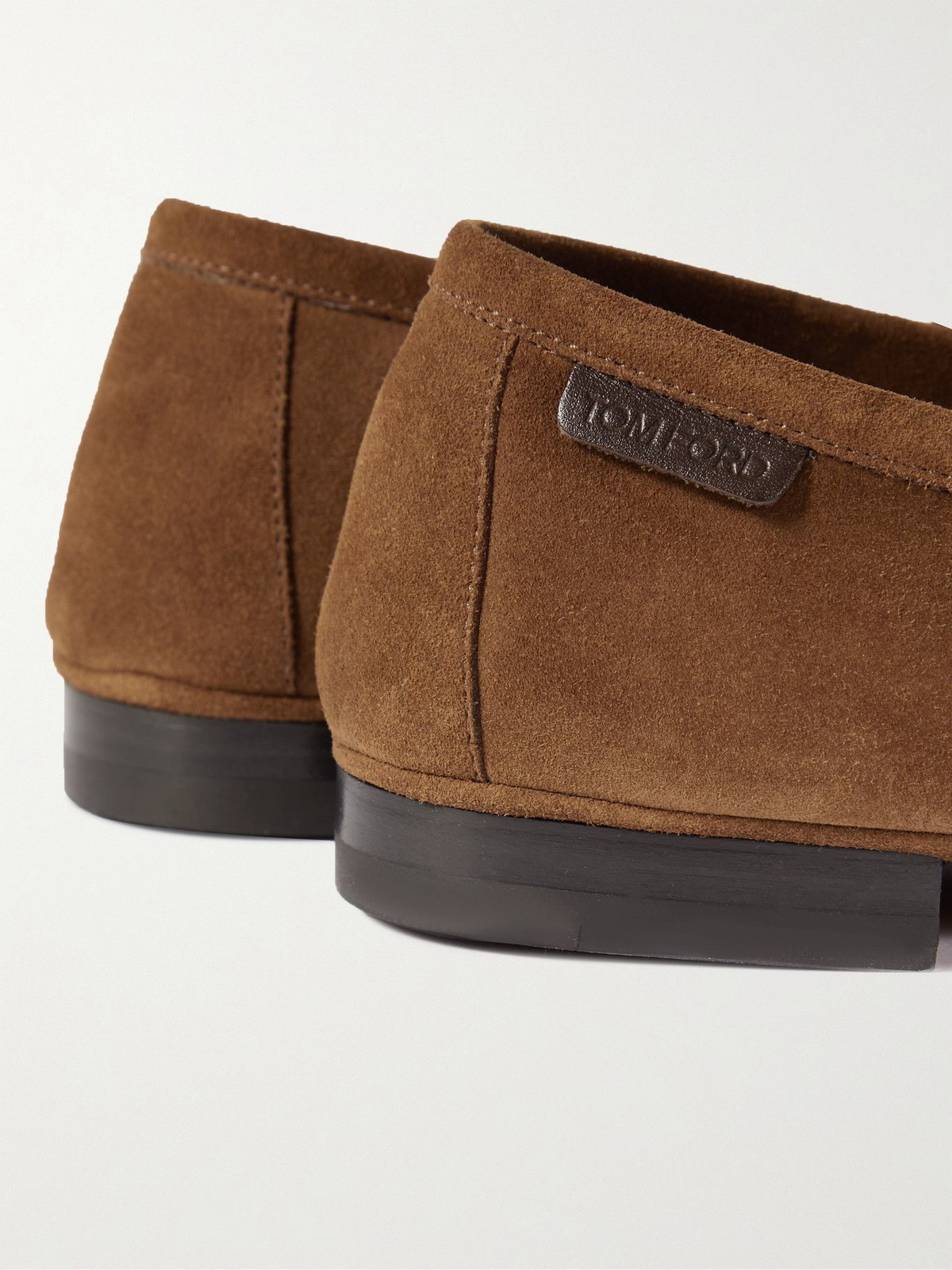 TOM FORD - Berrick Suede Penny Loafers - Brown TOM FORD