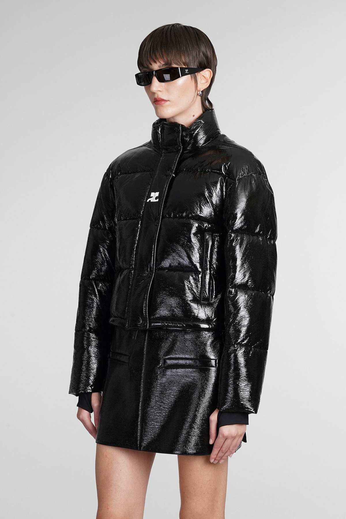 Courrèges Vinyl Down Jacket Courreges