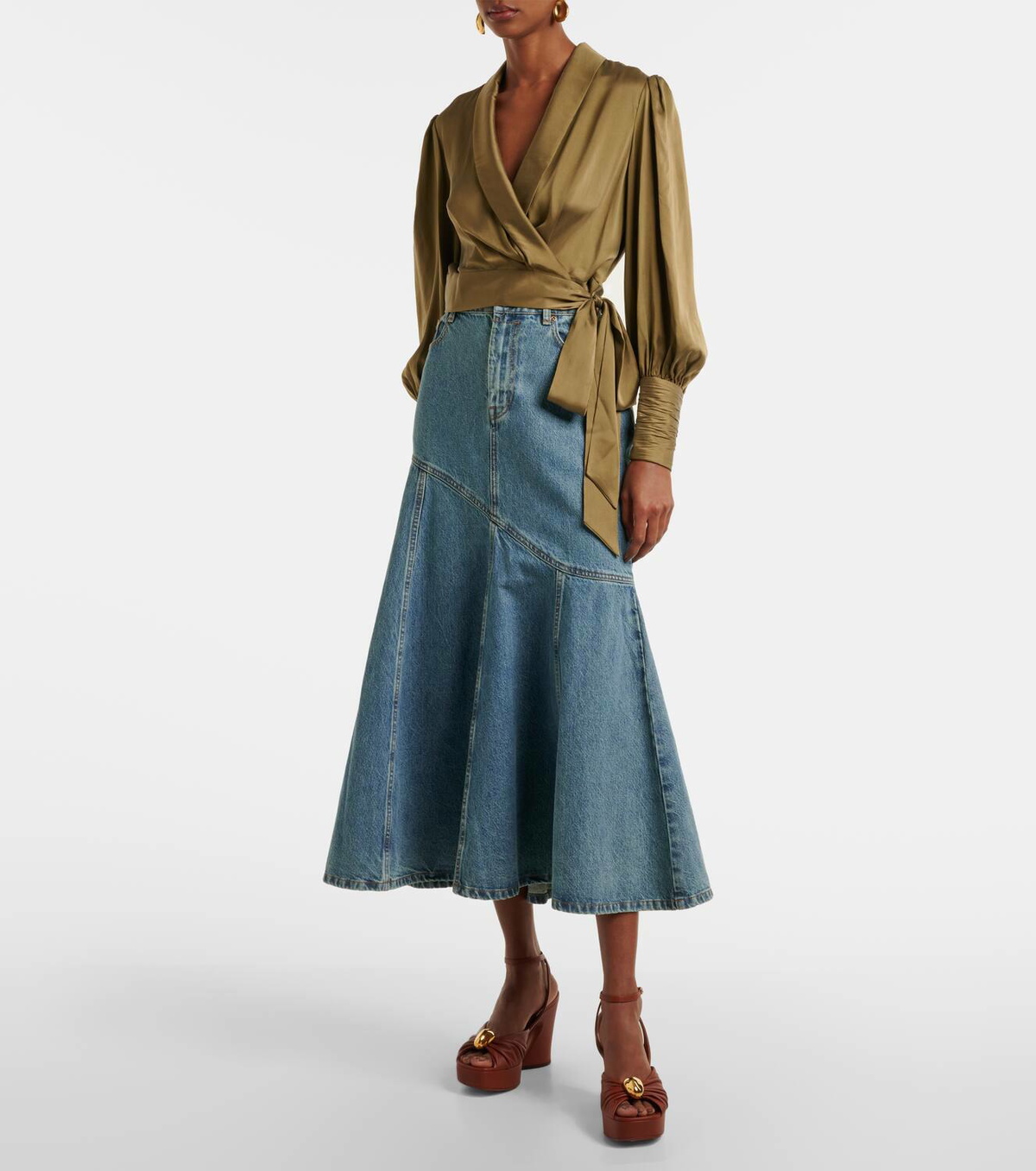 Zimmermann Silk wrap top Zimmermann