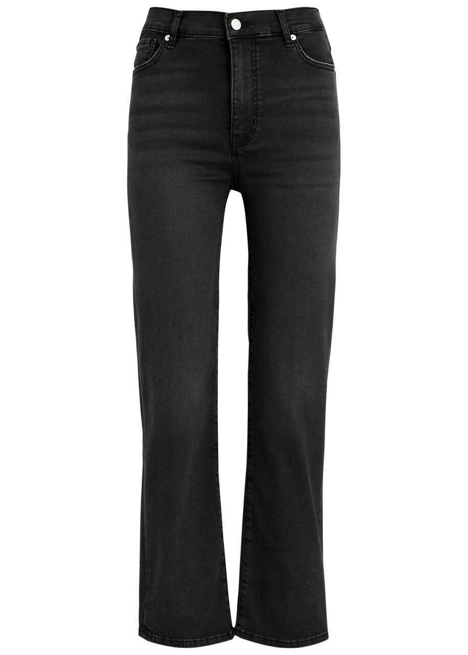 Frame Le Sleek Straight-leg Jeans Black Frame Denim