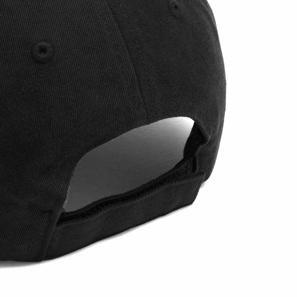 Y-3 Men's 3 Stripe Double Peak Cap in Black Y-3