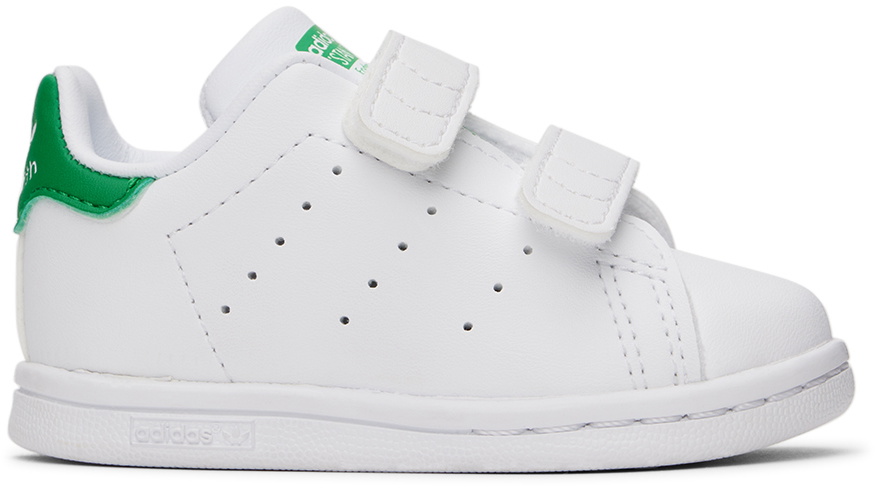 adidas Kids Baby White Stan Smith Sneakers adidas