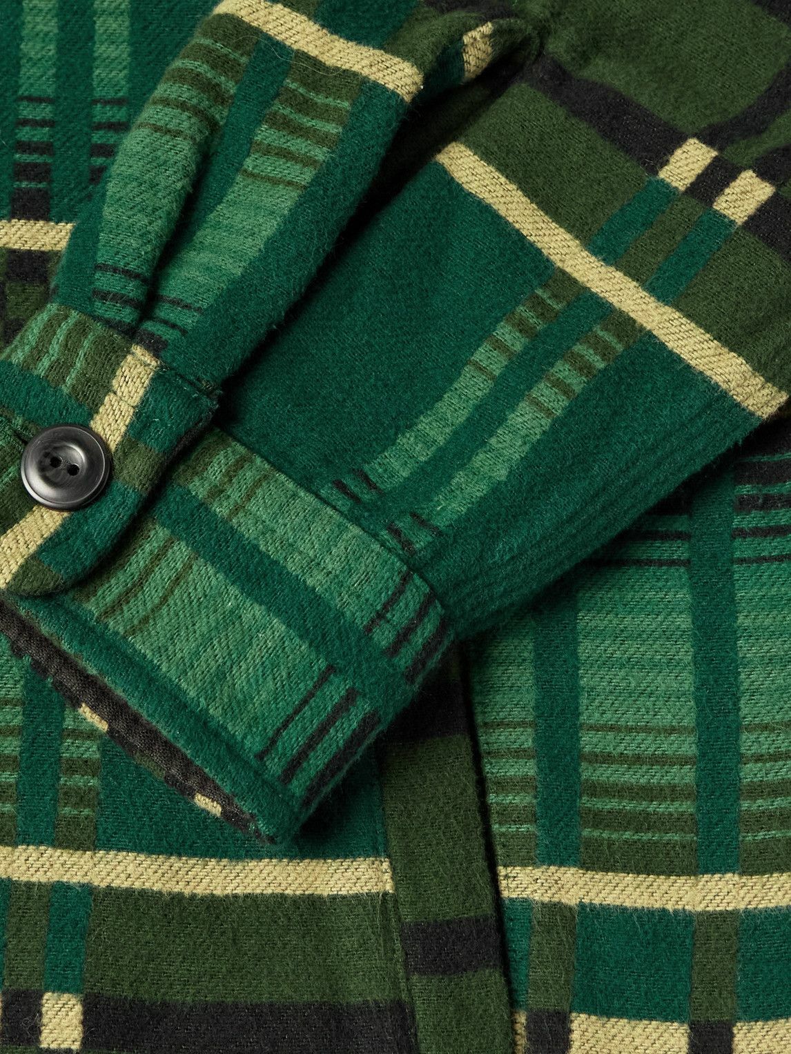Polo Ralph Lauren - Checked Cotton-Flannel Overshirt - Green Polo Ralph ...