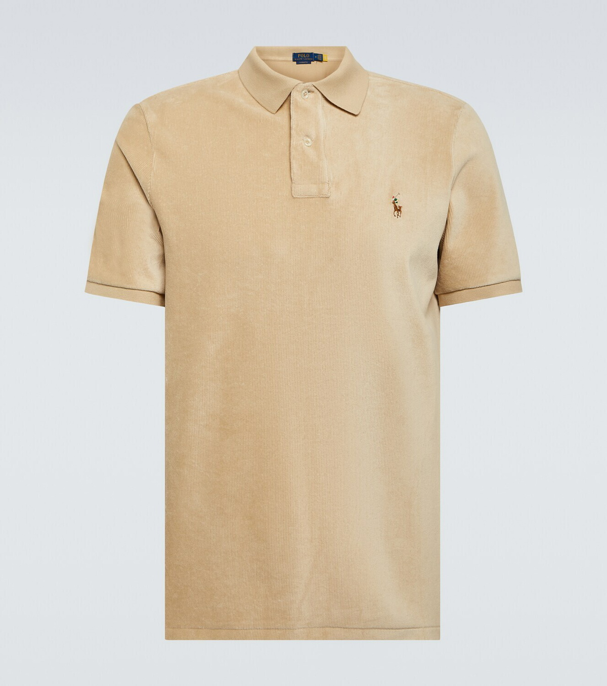 Polo Ralph Lauren Cotton-blend velvet polo shirt Polo Ralph Lauren