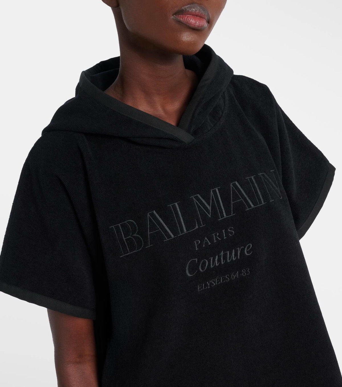 Balmain Balmain Couture cotton terry beach cover-up Balmain