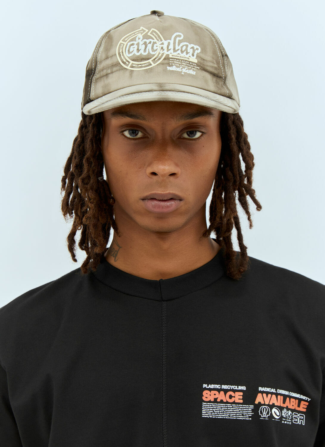 Space Available Artisan Circular Design Baseball Cap Space Available