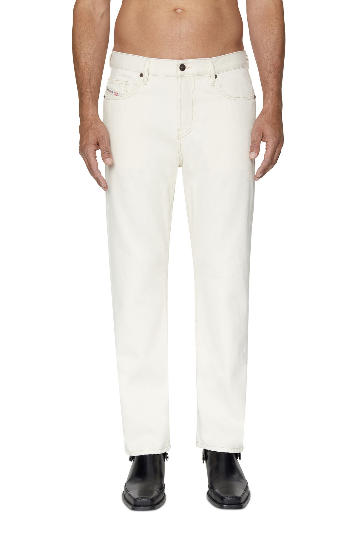 Diesel Straight Jeans - 2020 D-Viker - Jeans Mens in White Diesel