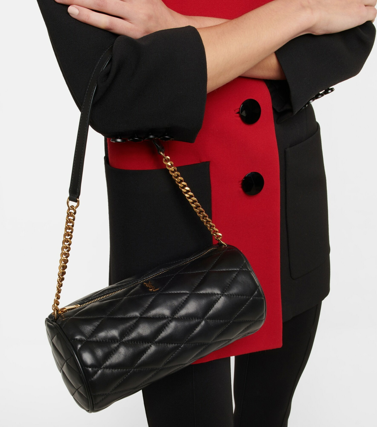 Saint Laurent - Sade Small leather shoulder bag Saint Laurent