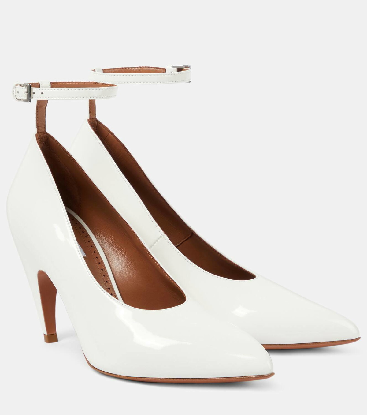 Alaïa Shark patent leather pumps ALAÏA
