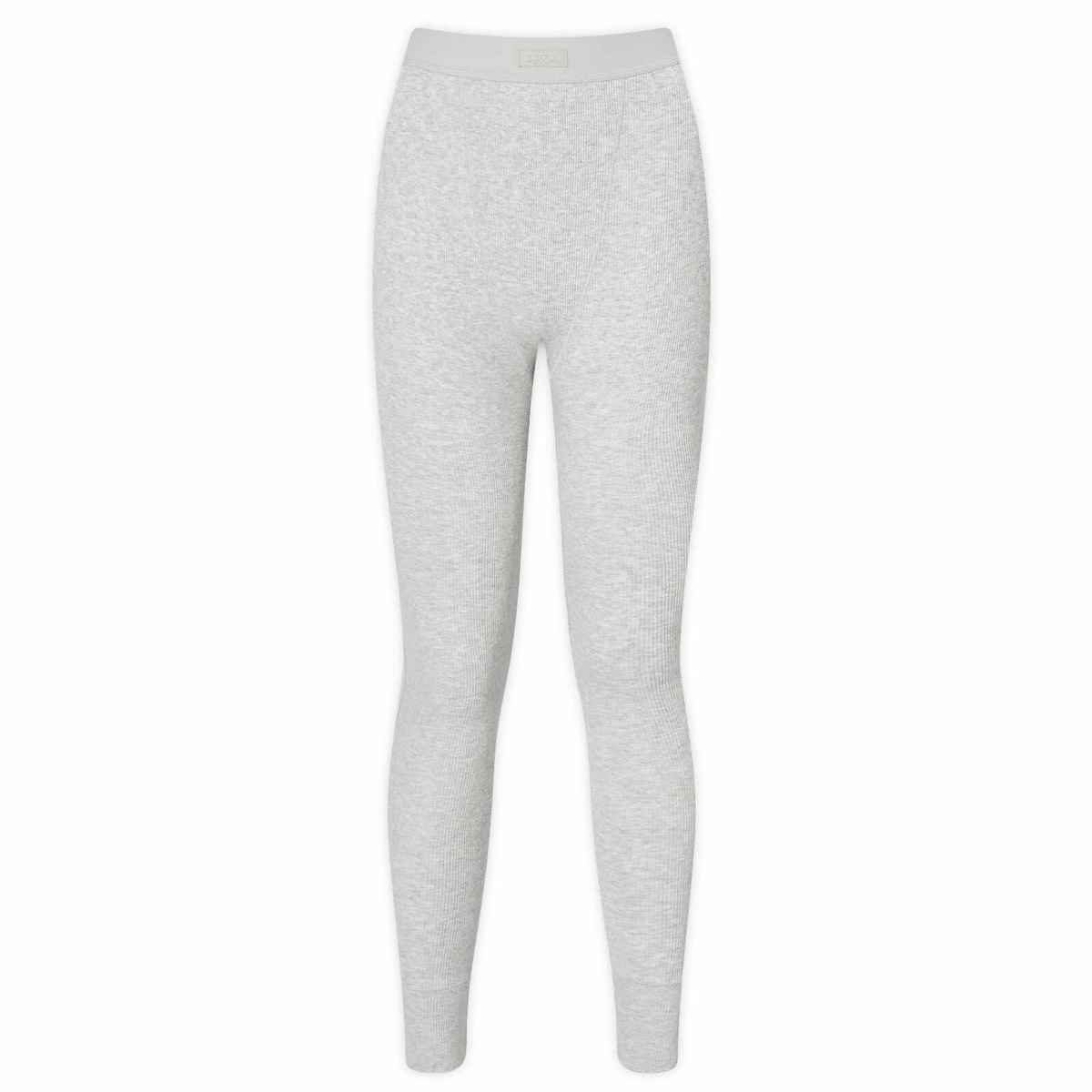 SKIMS Women's Cotton Rib Legging in Light Heather Grey SKIMS