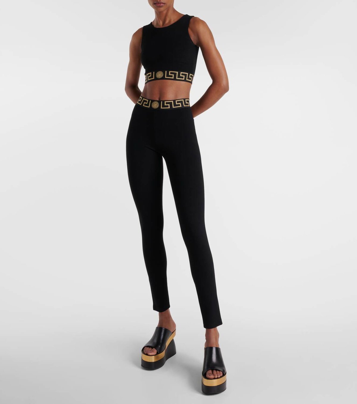 Versace Greca Border leggings Versace