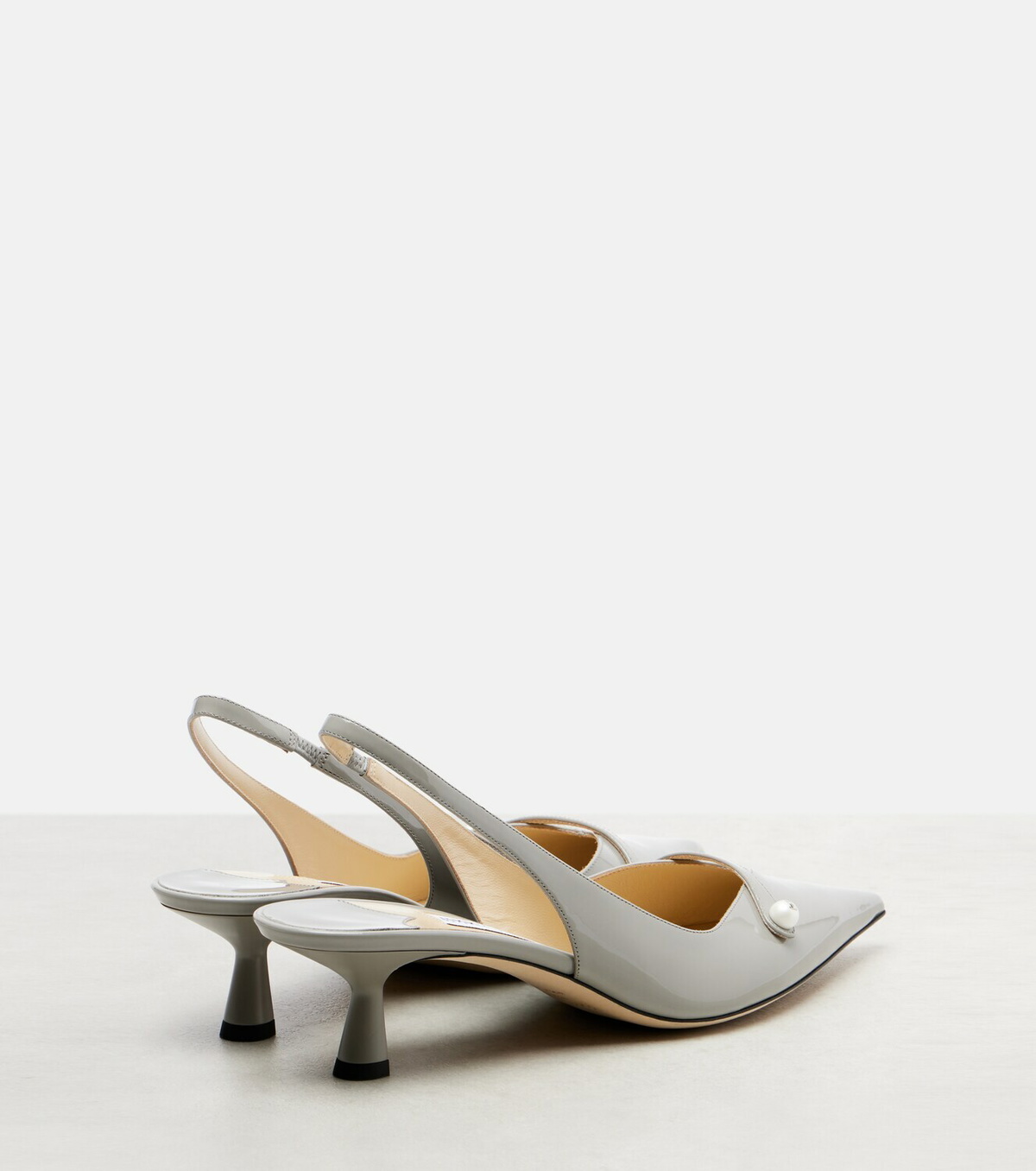 Jimmy Choo Amita 45 patent leather slingback pumps Jimmy Choo